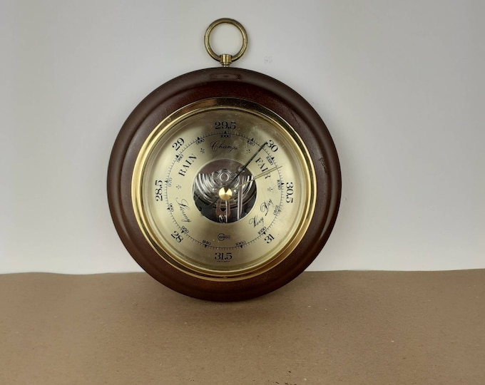 Vintage Barigo Barometer. Made in Germany. Historic Traditional Weather ...
