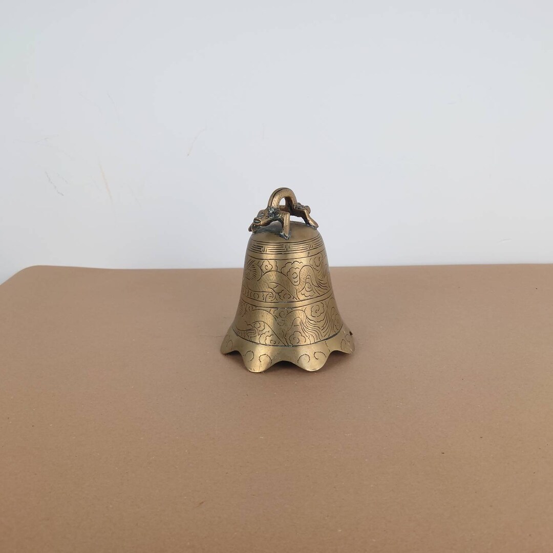 Chinese Dragon Bell. Vintage Brass Asian Bell. No Ring - Etsy
