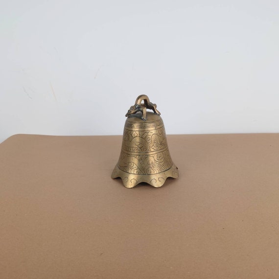 Chinese Dragon Bell. Vintage Brass Asian Bell. No Ring - Etsy