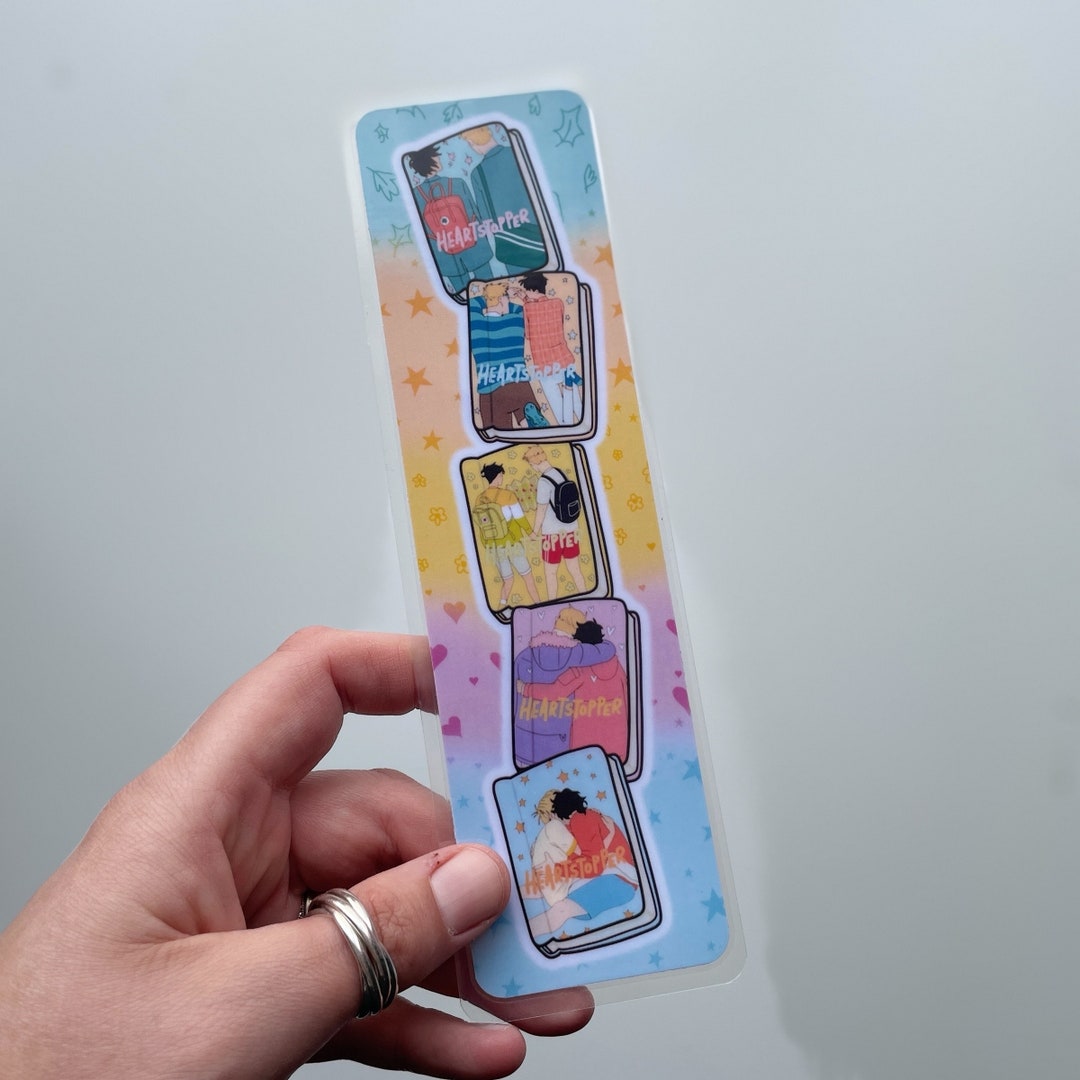 Heartstopper Inspired LARGE Laminated Bookmark Queer Reader Book Lover ...