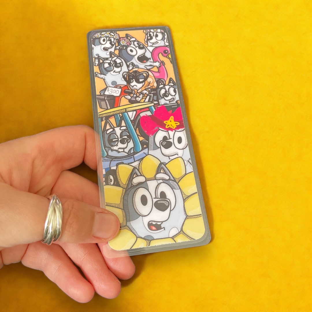All the Muffins Bluey Inspired Bookmark Grannies Facetime Muffin Tired Muffin Book Gift Reader ...