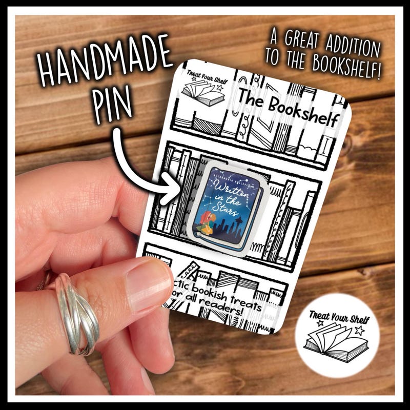 Book Pin - Etsy