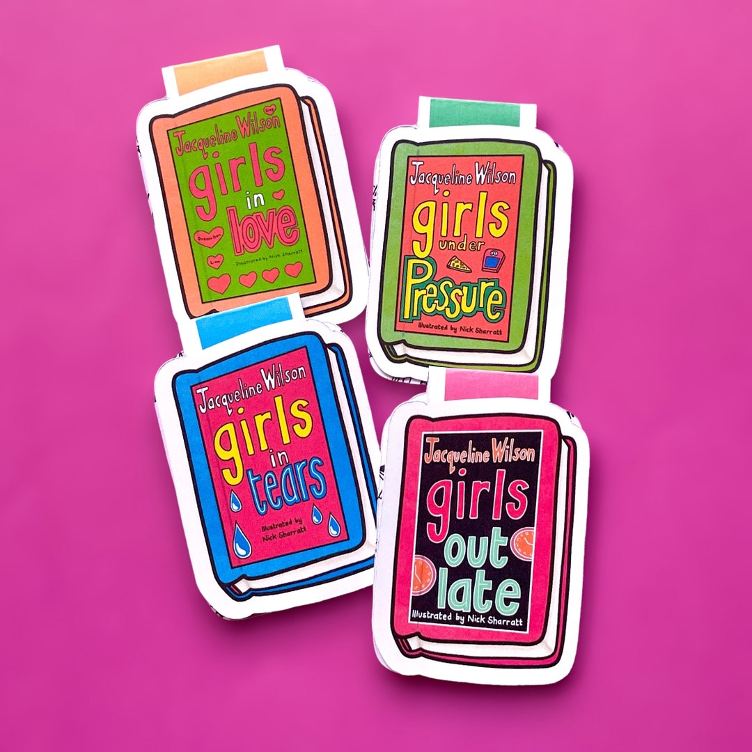Girls in Love Jacqueline Wilson Inspired Magnetic Bookmark Set Mini ...