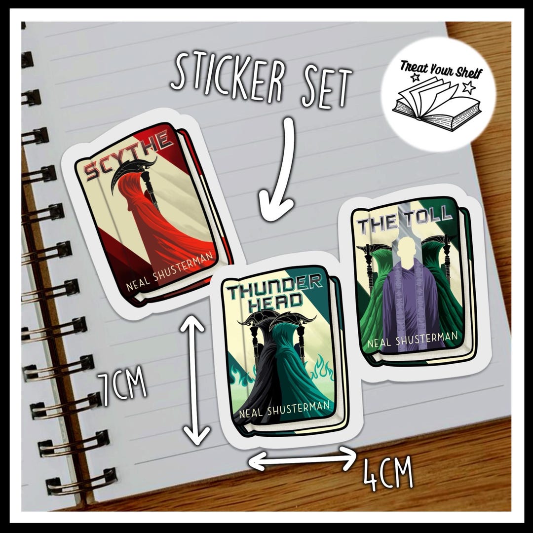 Arc of the Scythe Inspired Stickers | Sticker Set | Neal Shusterman ...