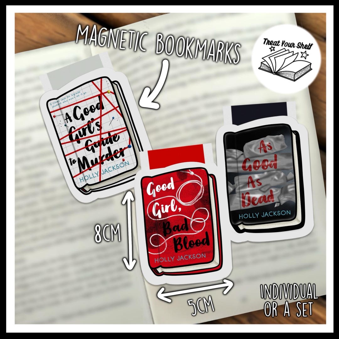 A Good Girls Guide to Murder Inspired Magnetic Bookmark Set Mini Books ...