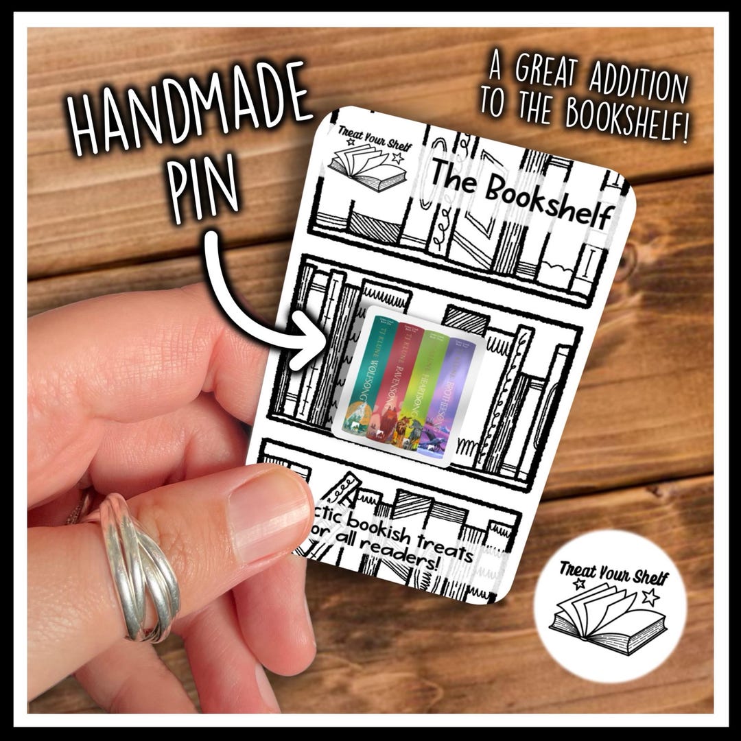 HANDMADE Green Creek Bookstack Inspired Mini Book Pin | Book Pin | Book Lover |TJ Klune ...