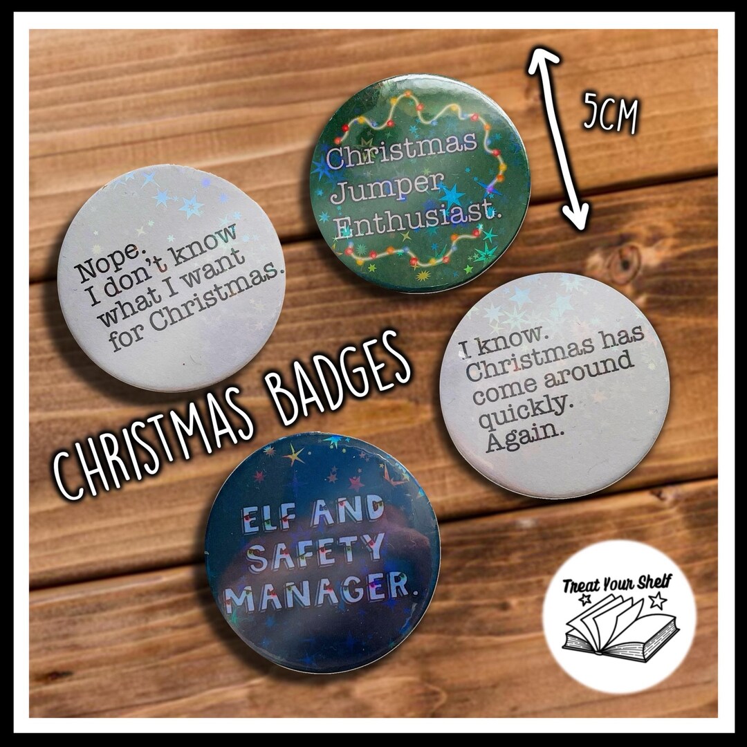 Christmas Badges Christmas Jumpers Elf Christmas Present Christmas ...