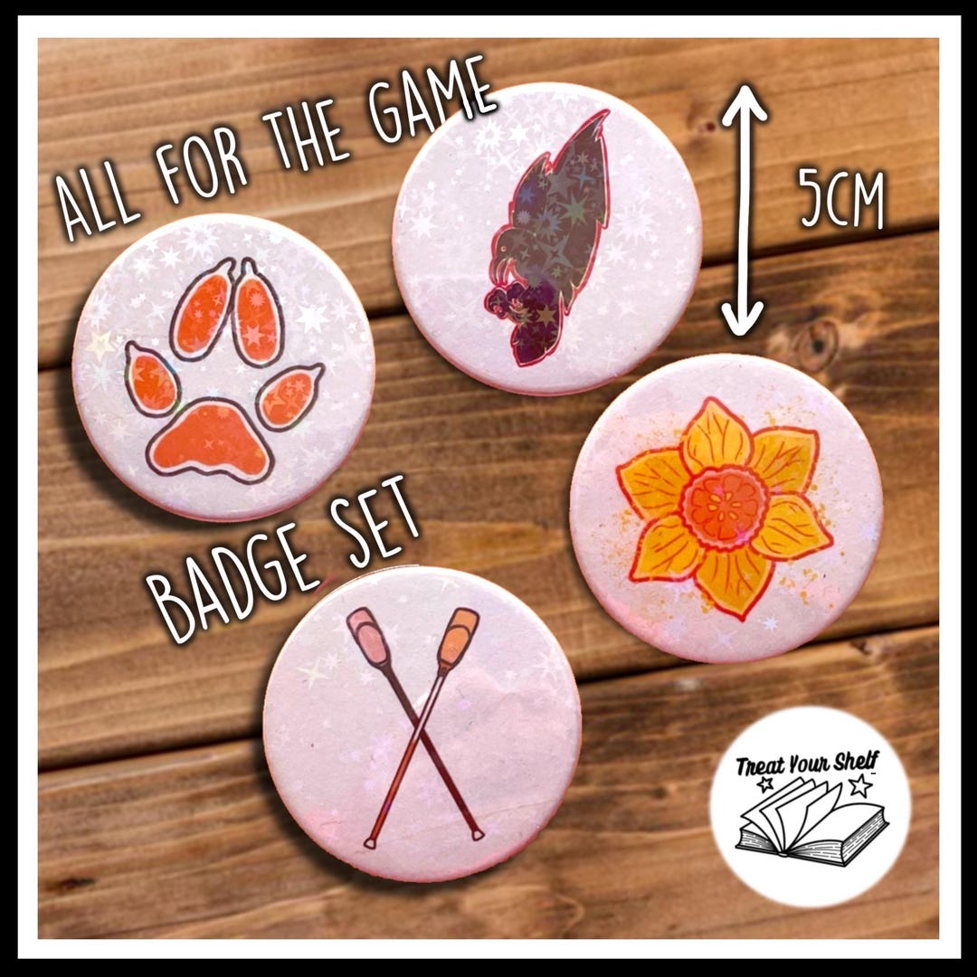 All for the Game Inspired Badge Set Nora Sakavic Foxhole Court Raven ...