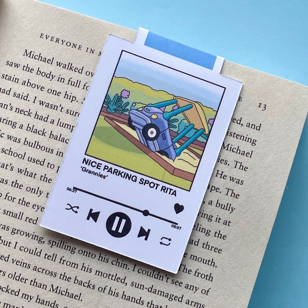 Nice Parking Spot Rita Magnetic Bookmark Bluey Bingo Rita and Janet ...