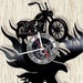 Motorcycle Vinyl Wall Clock, Motorcycle Wall Art Decor, Motorcycle ...