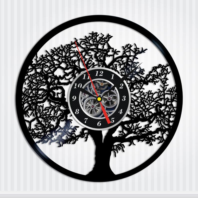 Tree of Life Vinyl Wall Clock Tree of Life Wall Art | Etsy