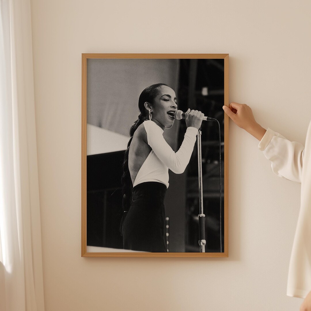 Sade Love Deluxe Poster, Sade Black and White Print, Sade Adu Print, Sade Poster Print, Sade ...