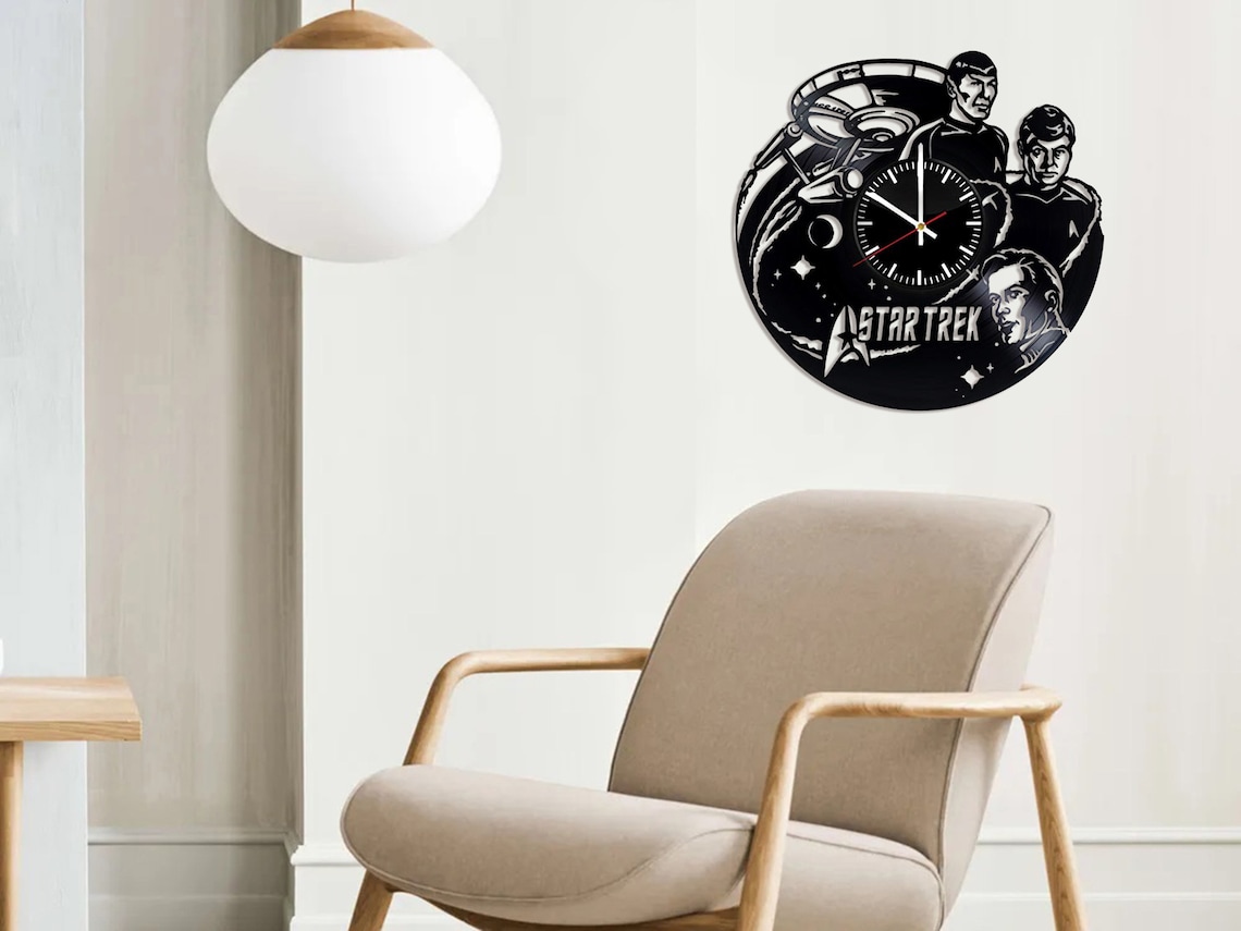 Science Fiction TV Series Vinyl Wall Clock - Etsy