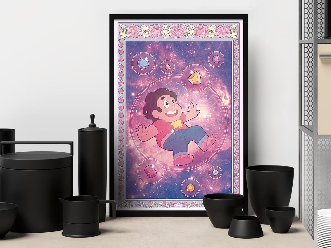 Universe Future Sitcom Poster Cartoon Pink Art - Etsy