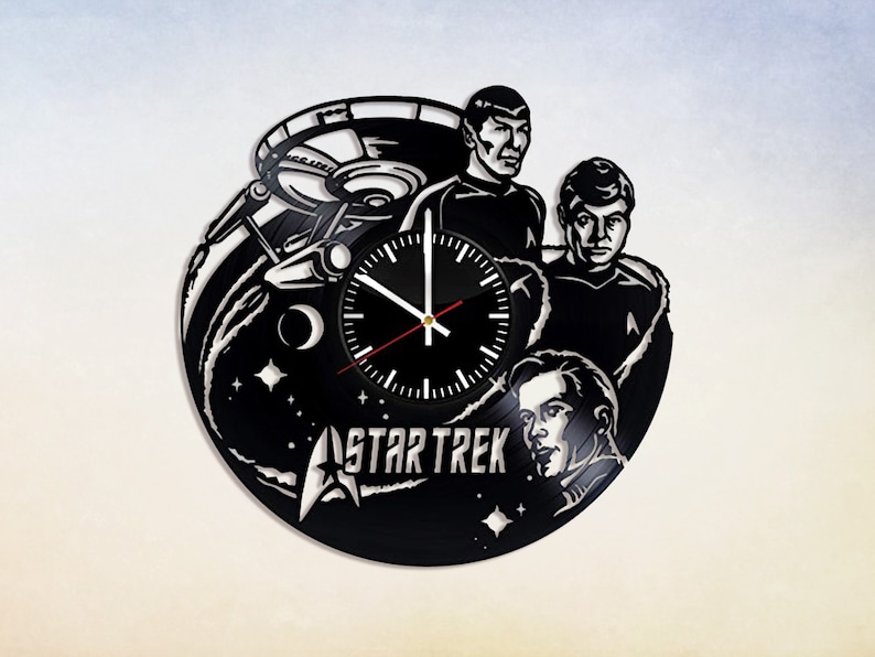 Science Fiction TV Series Vinyl Wall Clock - Etsy