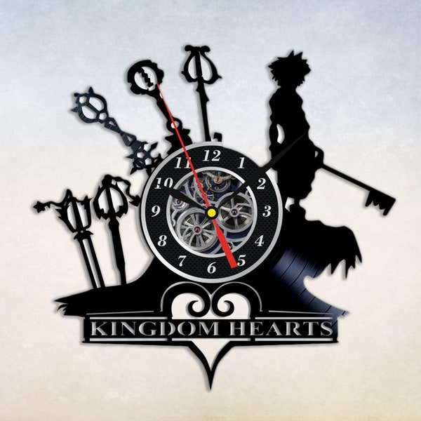 Kingdom Hearts Clock - Etsy