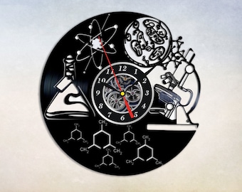 Science Clock - Etsy