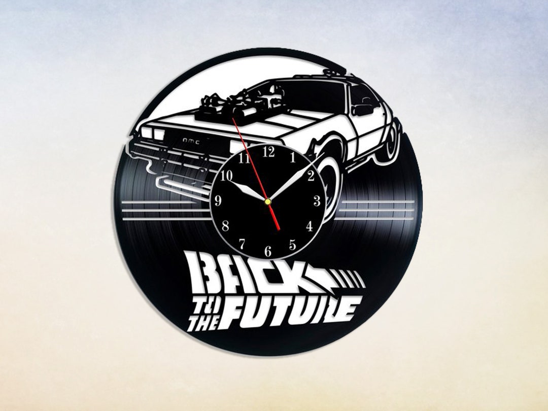 Science Fiction Film Vinyl Wall Clock, DMC Delorean Wall Art - Etsy