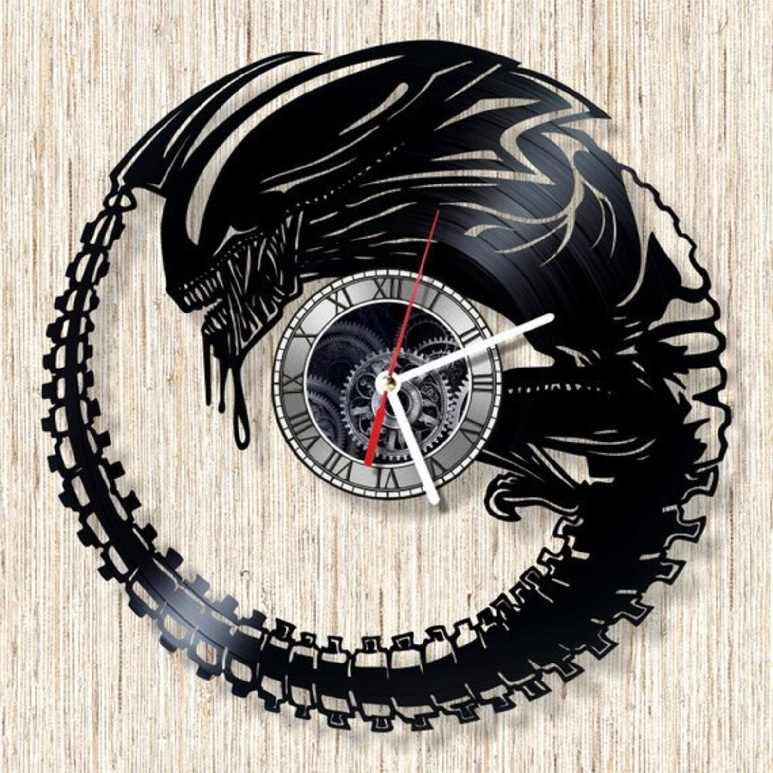 Alien Vintage Horror Vinyl Record Wall Clock - Etsy