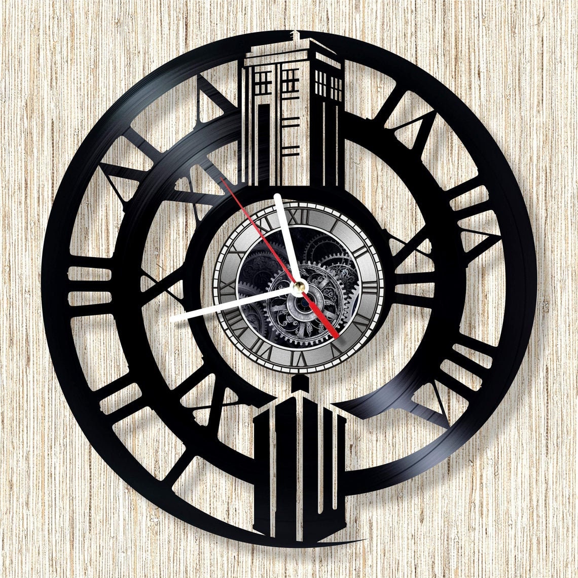 Lord of Time TV Series Vinyl Wall Clock, Gift for Tv Series Fans ...
