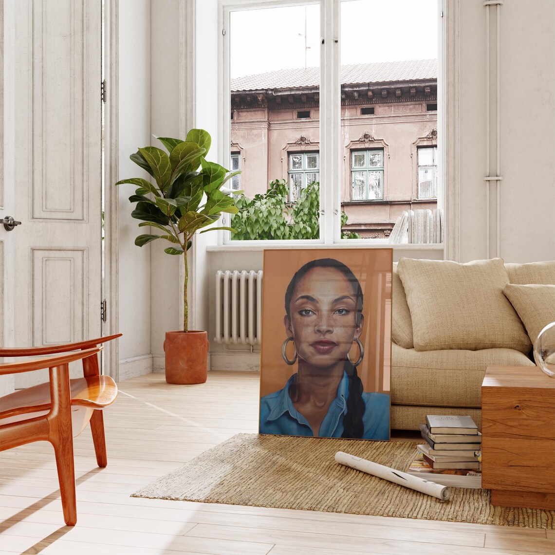 Artist Painting, Sade Poster, Sade Adu Artwork, Soul Music Art, Retro ...