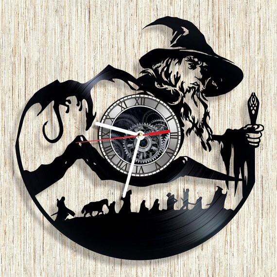 Magic Ring Vinyl Wall Clock Fellowship of the Ring Two | Etsy