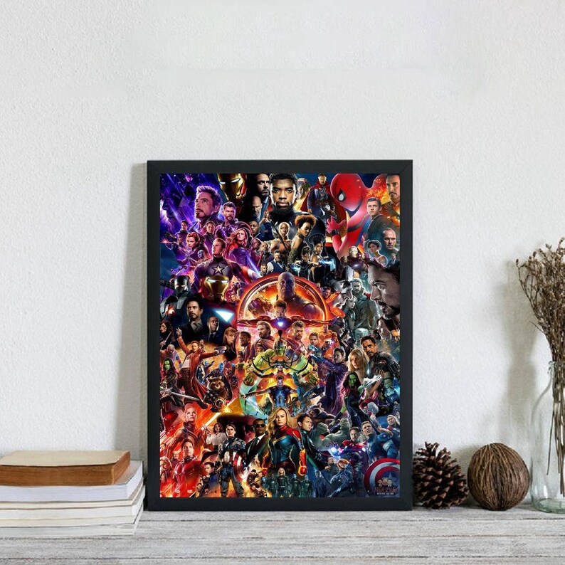 22 Cinematic Universe Poster, End Game Movie Infinity War Poster ...