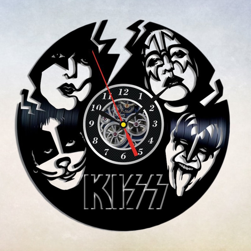 Vinyl Clock - Etsy