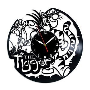 Tigger Vinyl Record Wall Clock, Nursery Decor, Gifts for Kids - Etsy