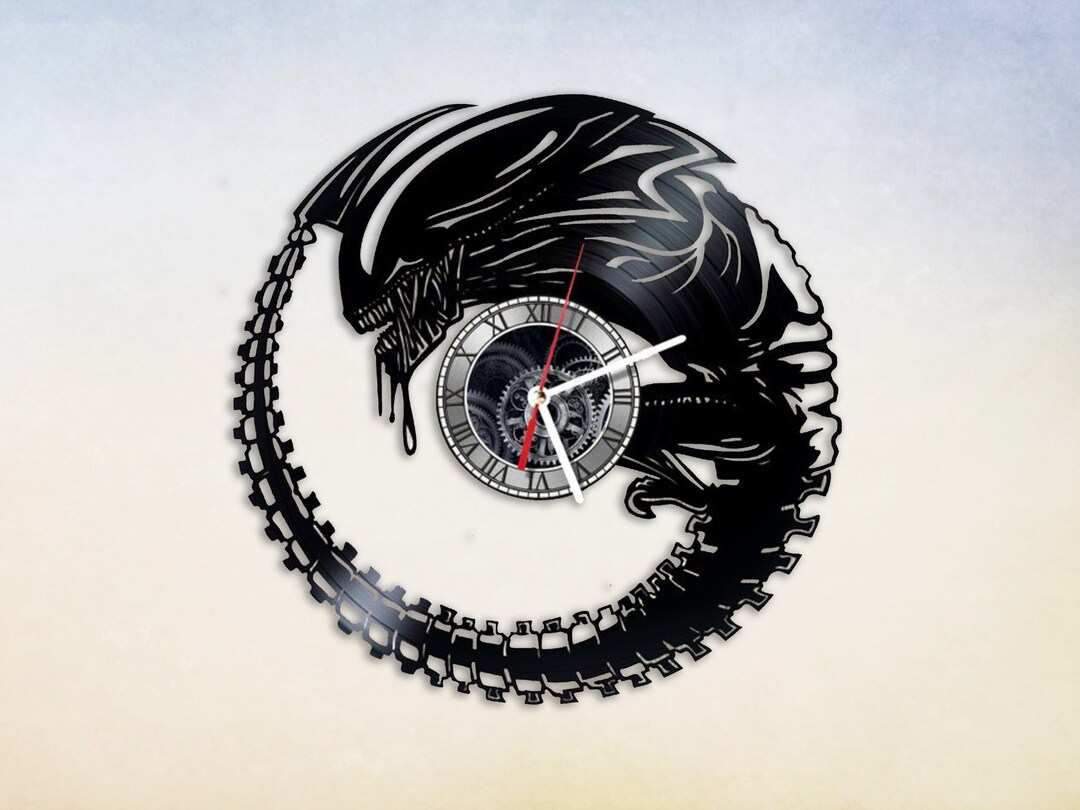 Alien Vintage Horror Vinyl Record Wall Clock - Etsy