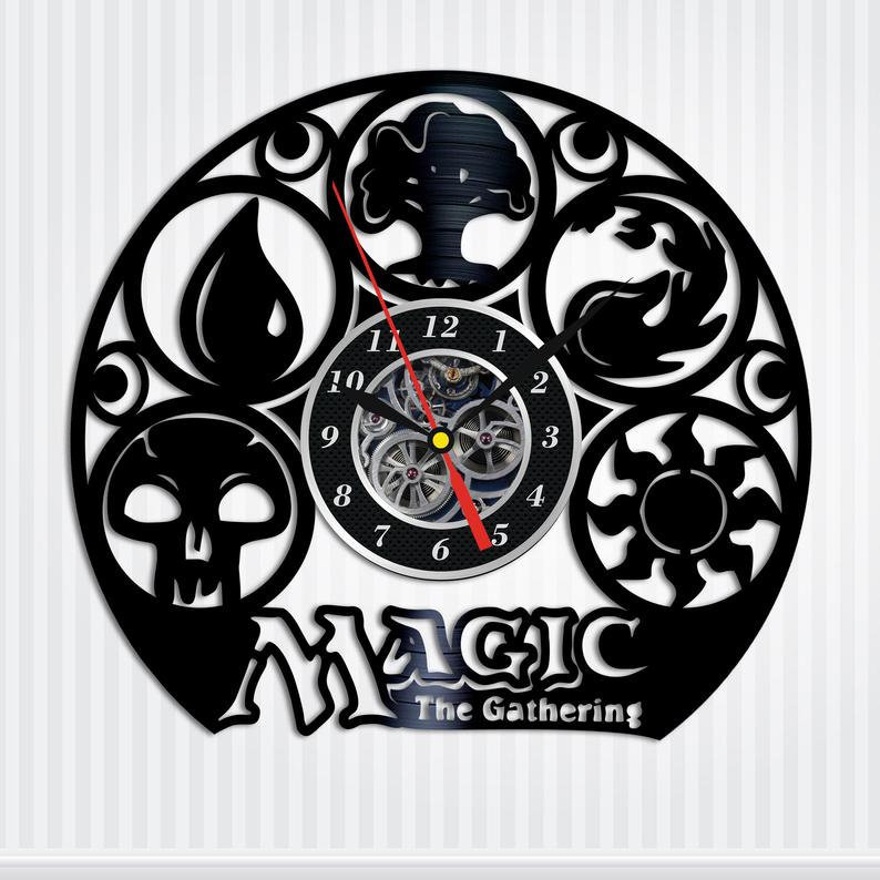Magic Board Game Vinyl Wall Clock - Etsy