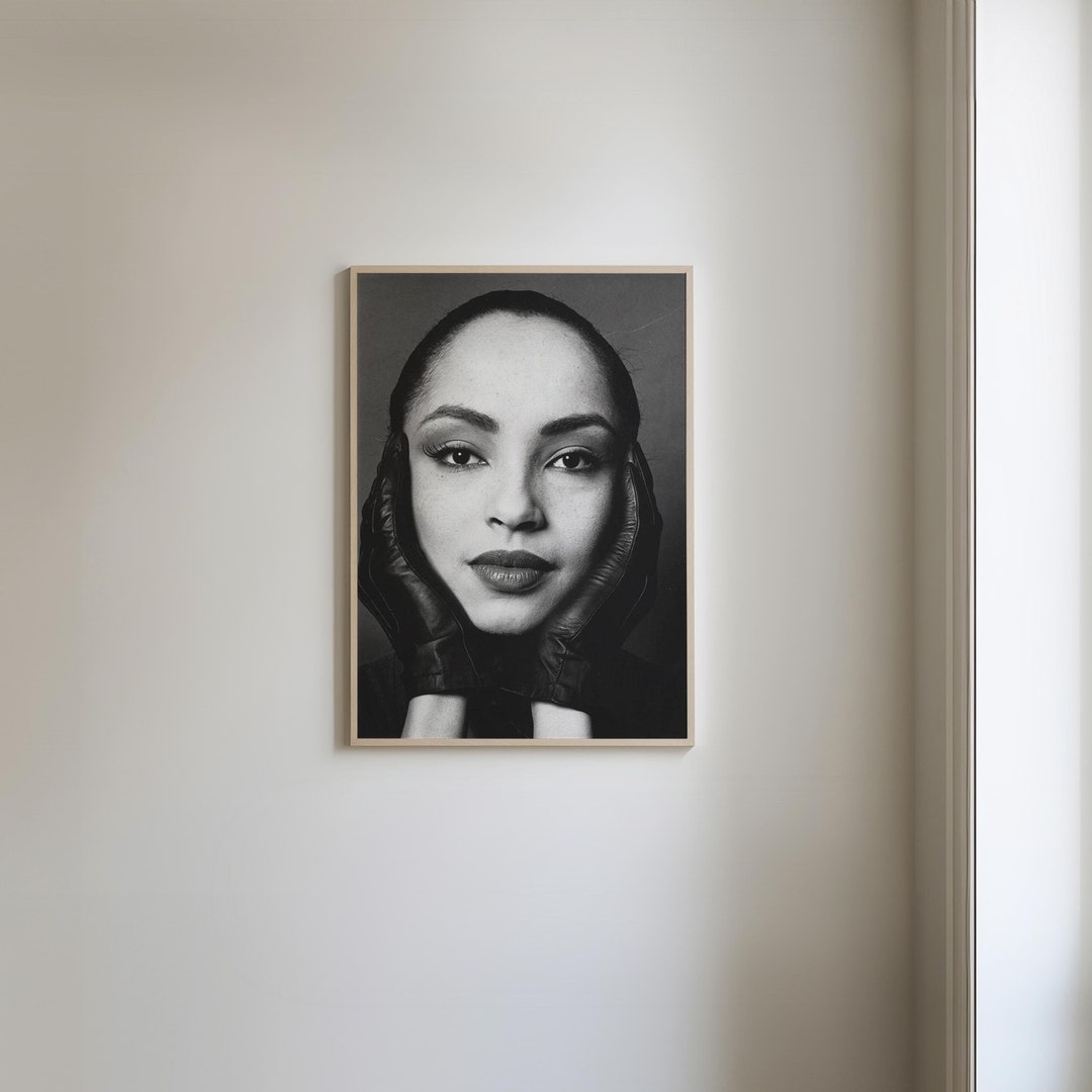 Sade Portrait Print, Soul Music Art, Retro Aesthetic Decor (digital ...