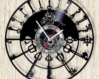 Gamepad Vinyl Record Wall Clock Game Room Decor Gift Ideas | Etsy