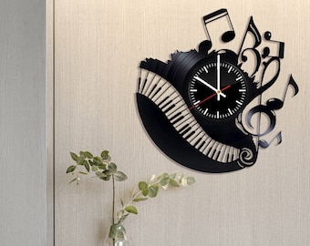 Music Notes and Rests Clock - Etsy