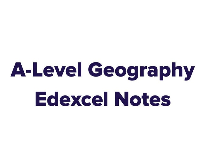 A-level Geography Revision Bundle | Exam Question and Essay Plans | A* ...