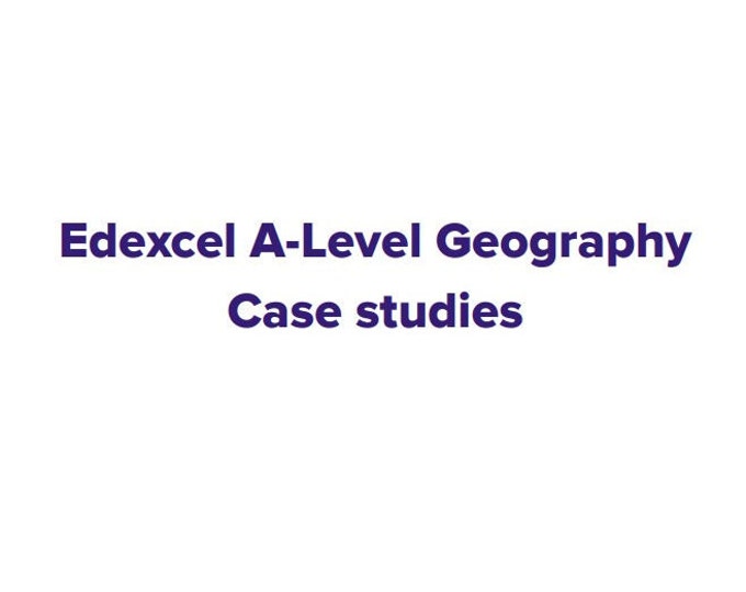 A-level Geography Revision Bundle | Exam Question and Essay Plans | A* ...