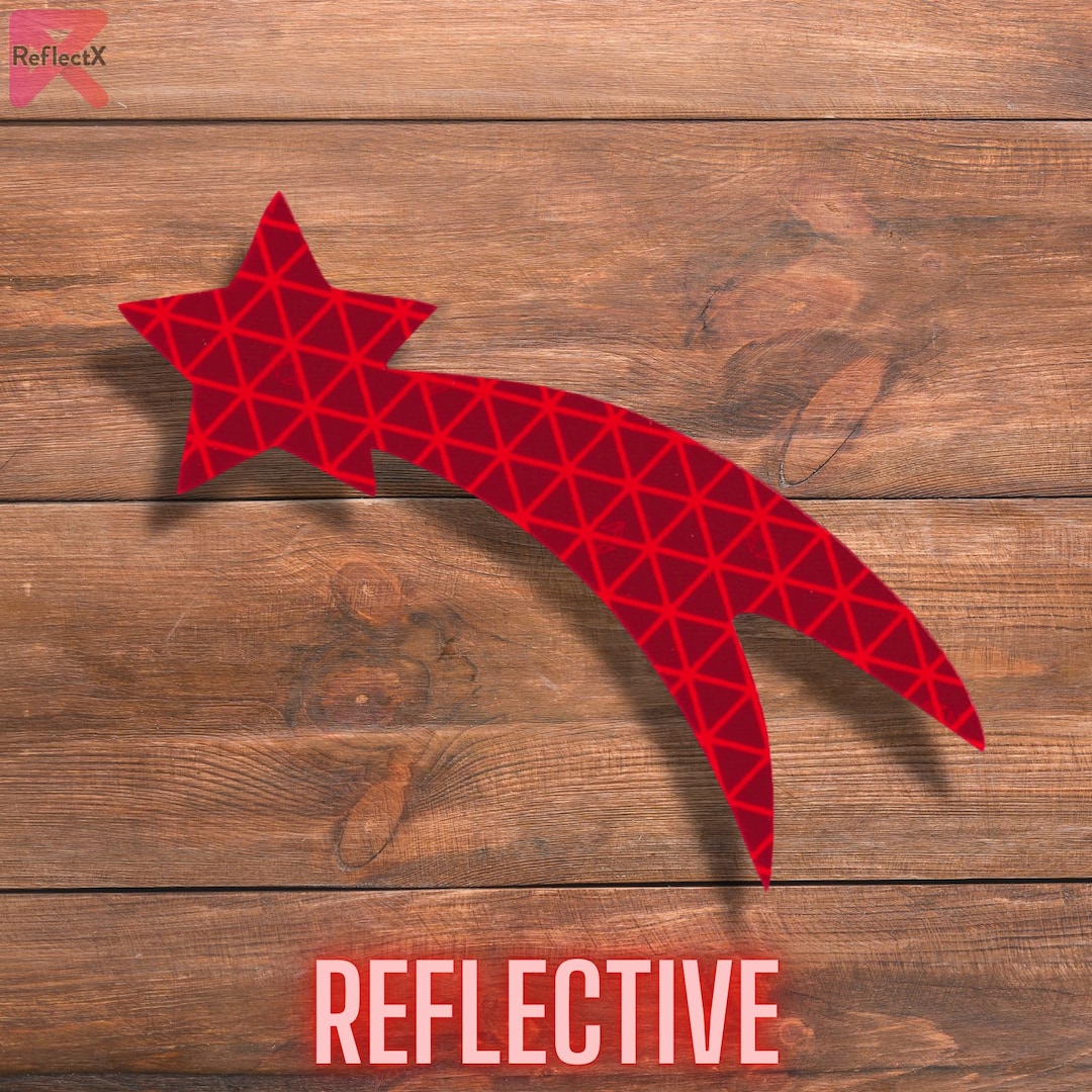 Reflective Star Decal, Shooting Star Sticker, Waterproof Reflector ...