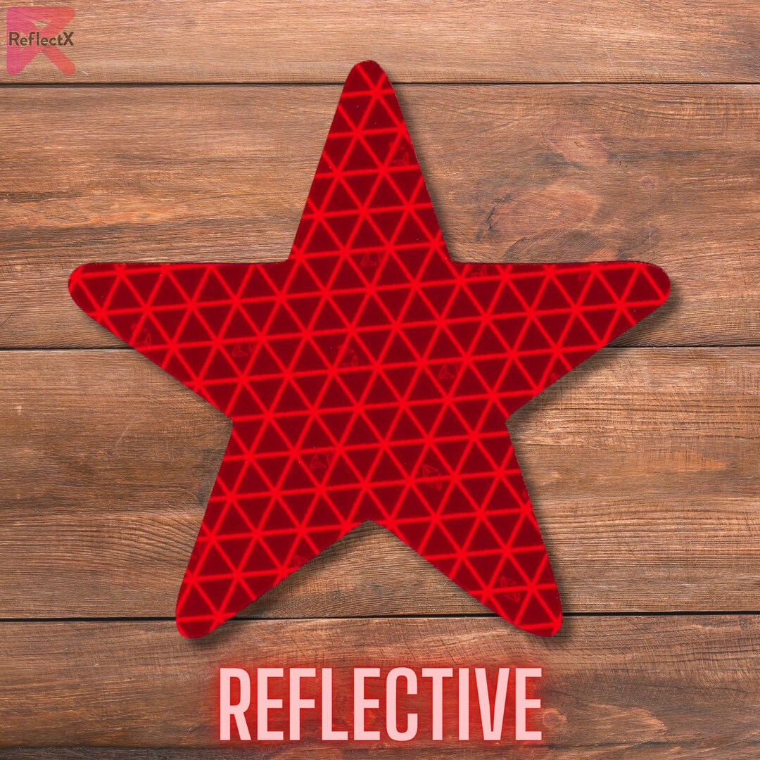 Reflective Star Decal, Star Sticker, Waterproof Reflector Decal ...