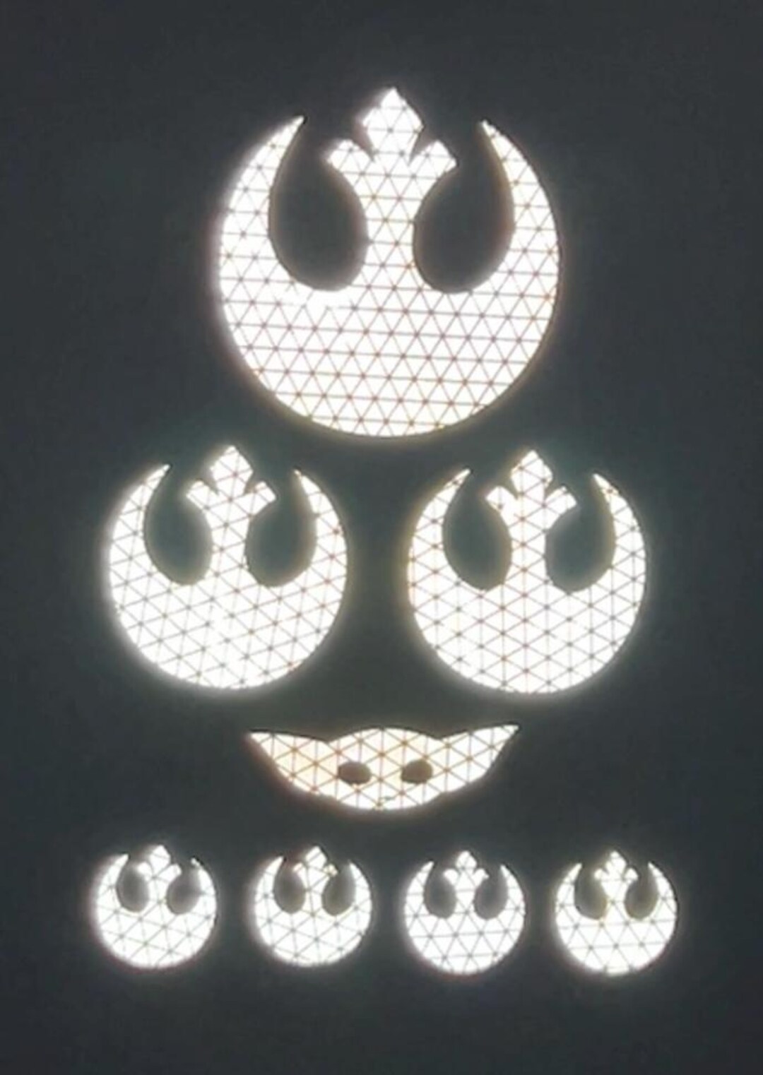 Star Wars Rebel Alliance Reflective Stickers Reflector Decals Pack - Etsy