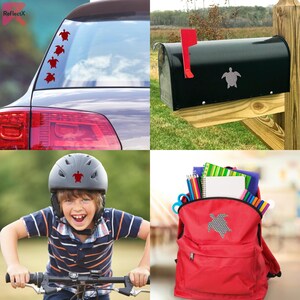 Smiley Face Reflective Decal, Weatherproof Emoji Sticker - Etsy