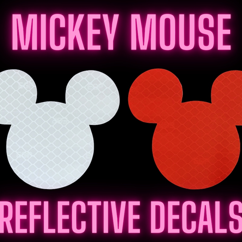 Mickey Mouse Decal - Etsy