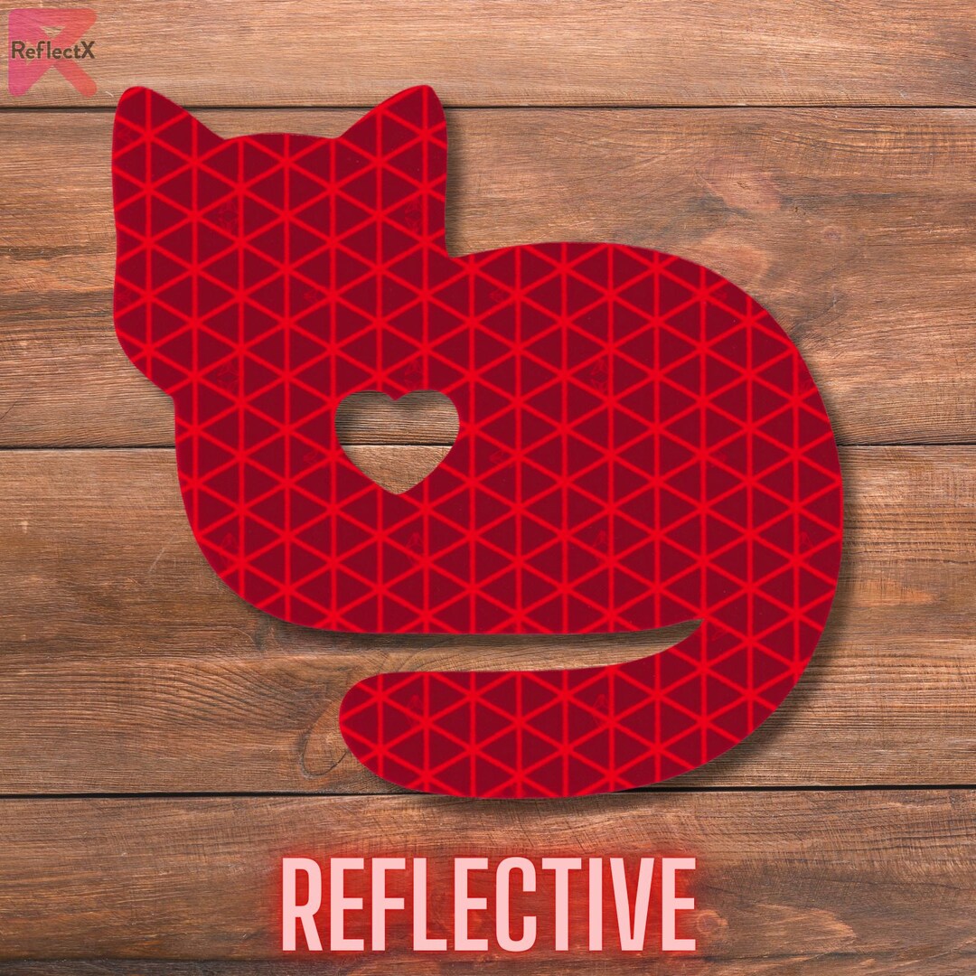 Cat Reflective Decal, Weatherproof Cat Lover Sticker - Etsy