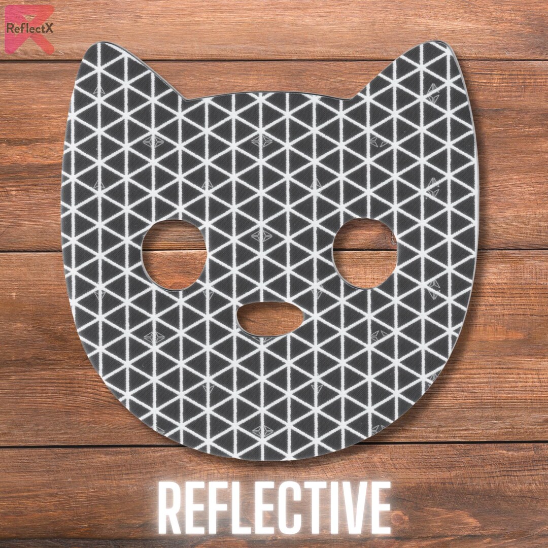 Reflective Cat Decal, Cat Head Sticker, Waterproof Reflector Decal ...