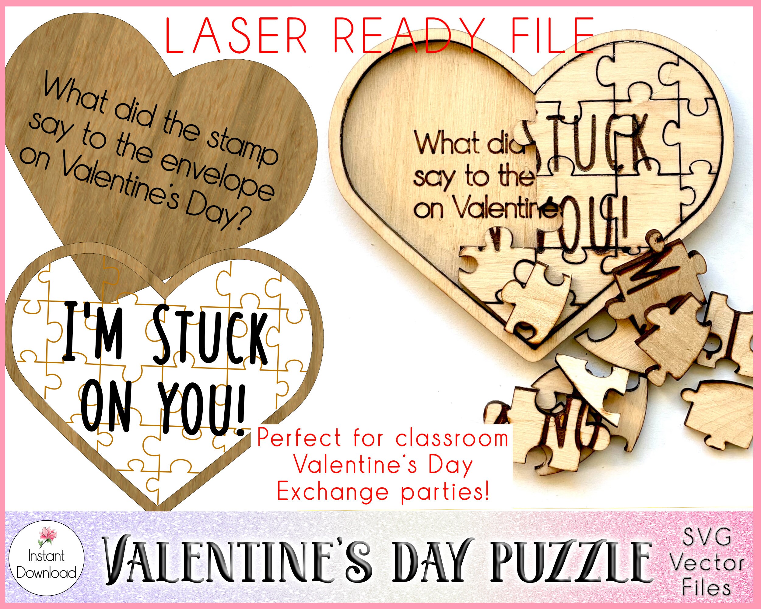 Art & Collectibles Digital Heart svg Love You to Pieces Puzzle ...