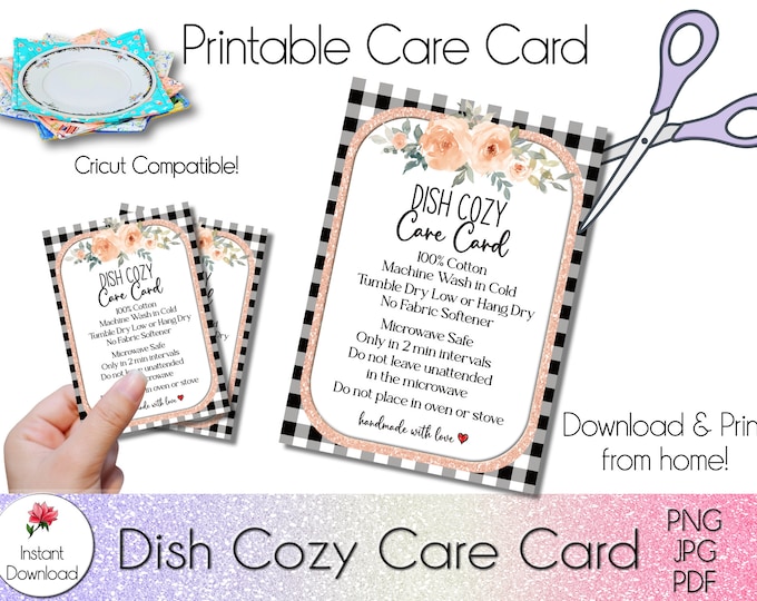 Reversible Dinner Plate Cozy Printable Sewing Pattern and Tutorial ...