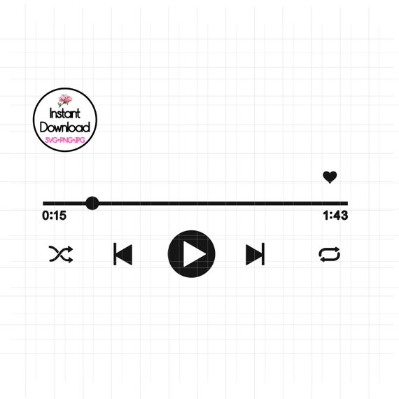 Music Player SVG Acrylic Song Art SVG | Etsy Canada