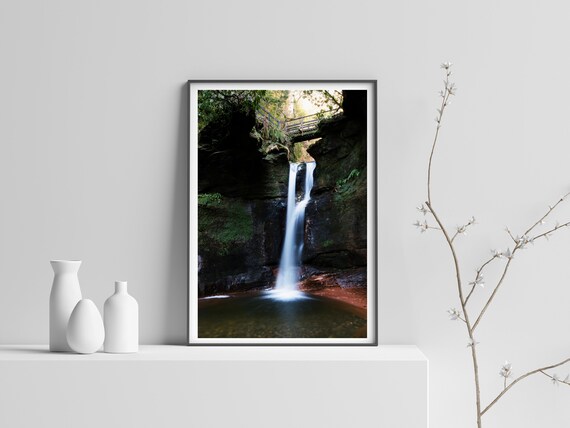 Kelburn Castle Waterfall Largs scotland Photography Print - Etsy