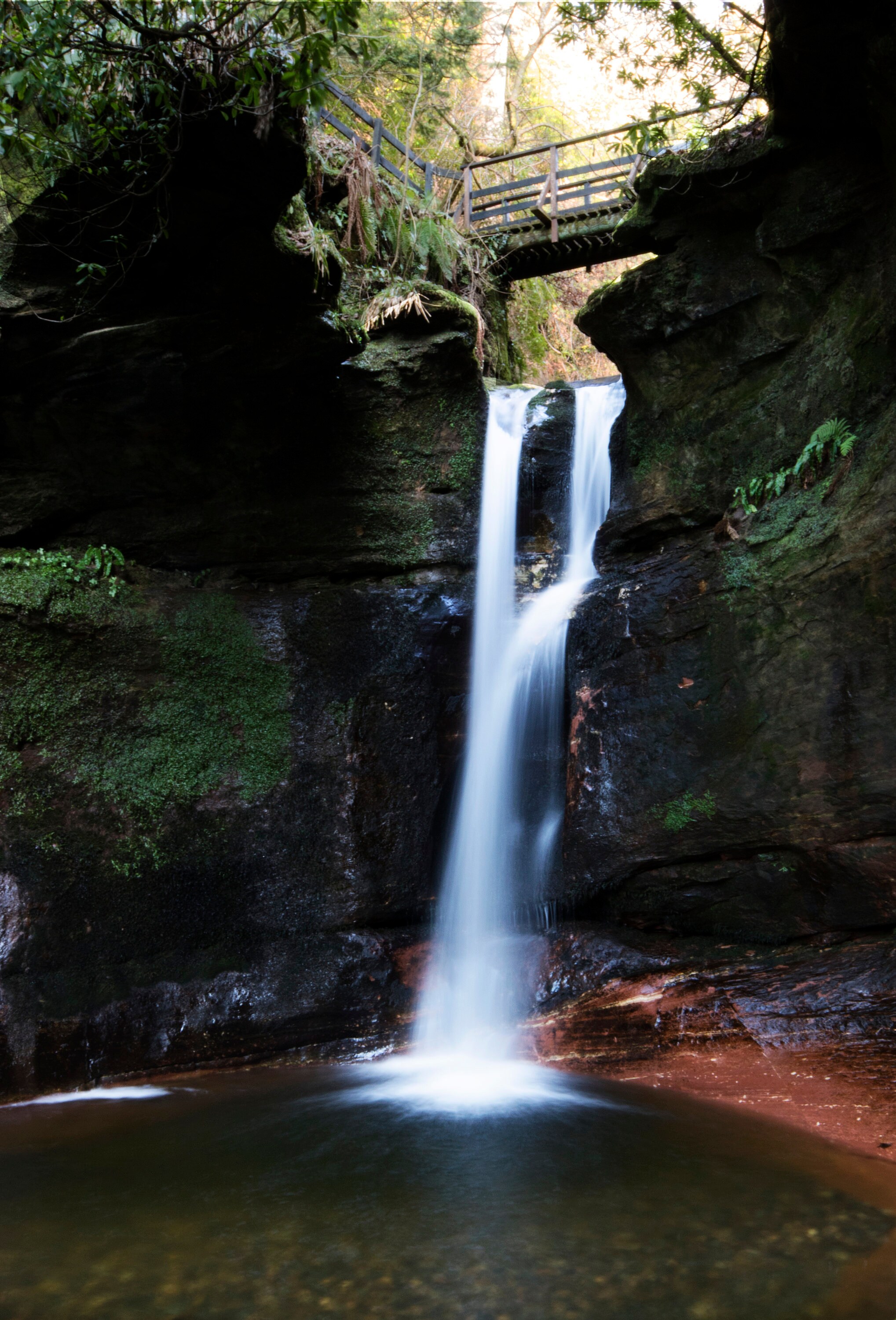 Kelburn Castle Waterfall Largs scotland Photography Print Size A4 ...