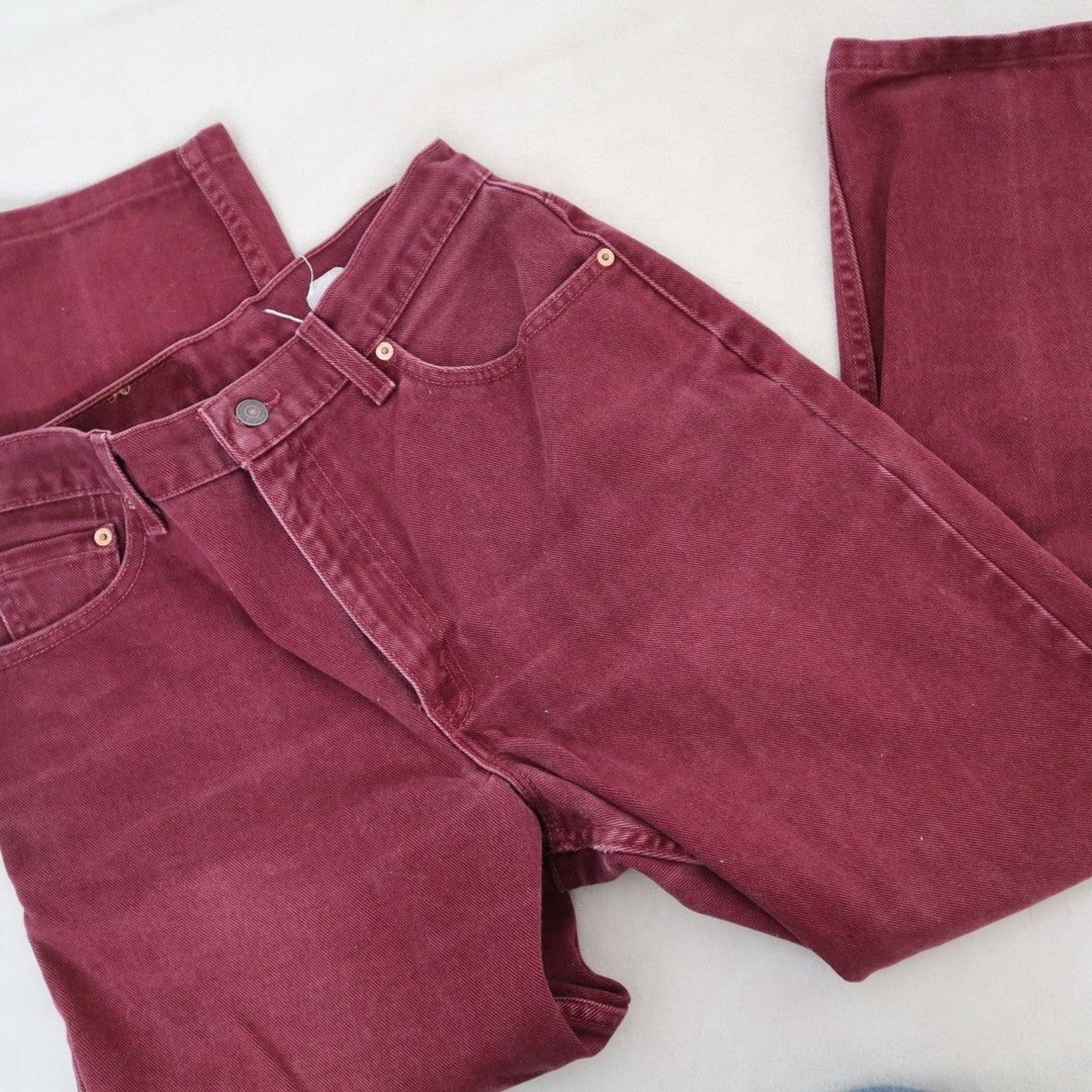 Vintage Levi's Berry Straight Leg Vintage Jeans Size Medium - Etsy