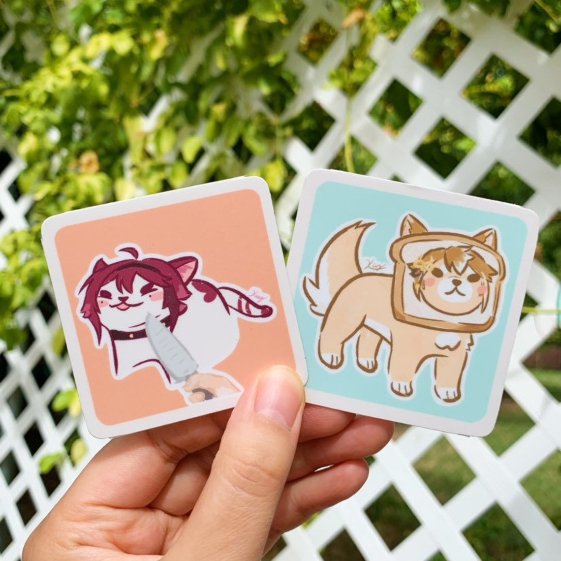 Heizou Gorou Genshin Impact Animal Meme Sticker Weatherproof - Etsy